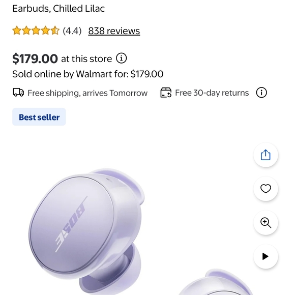 Bose | Headphones | Bose Lilac Wireless Earbuds | Poshmark